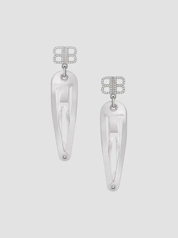 Balenciaga Holli Clip Charm Set - Silver
