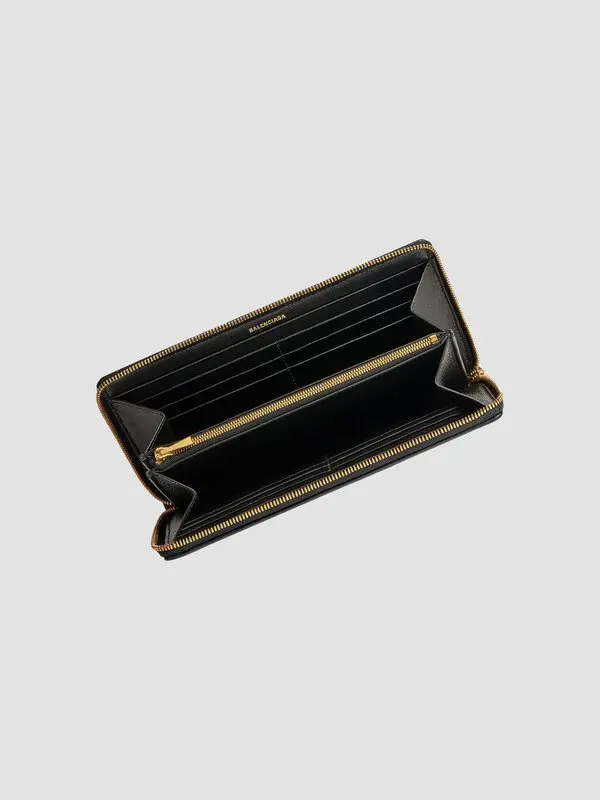 Balenciaga Crush Continental Wallet Quilted