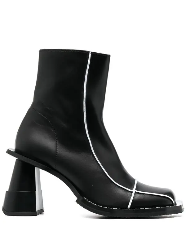 Henrik Vibskov Elle Driver 90mm Leather Boots - Black