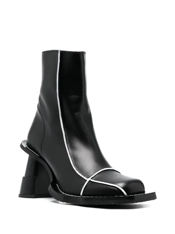 Henrik Vibskov Elle Driver 90mm Leather Boots - Black