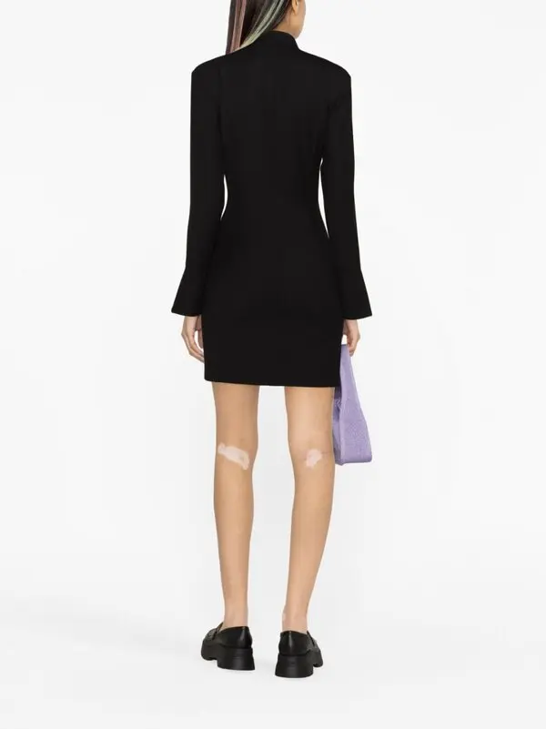 GENNY Zip-up Tailored Minidress