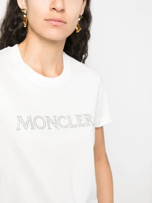 Moncler Logo-embellished Cotton T-shirt