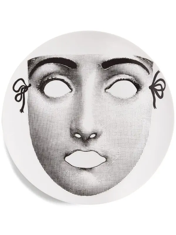 FORNASETTI Variazioni N.325 Wall Plate - White