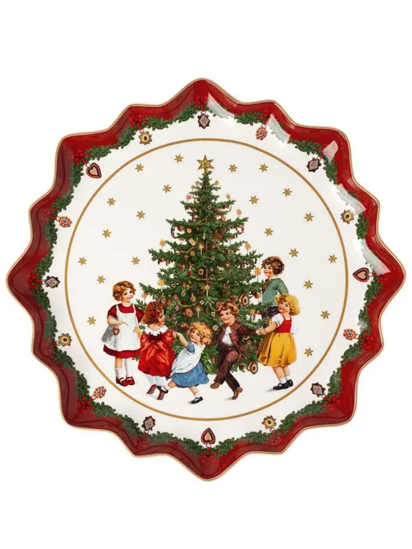 VILLEROY & BOCH Graphic-print Porcelain Plate