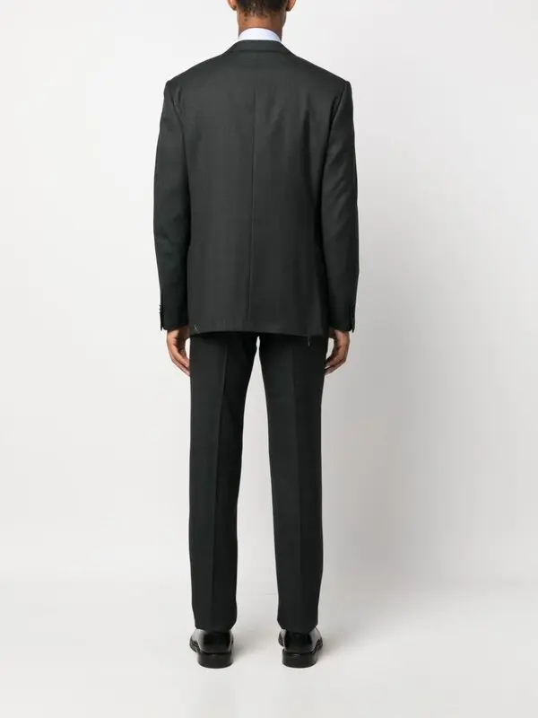 Corneliani Single-breasted Wool Suit - Grey