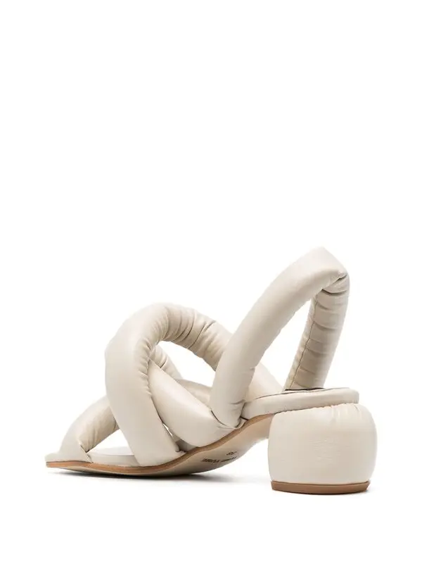 Henrik Vibskov Sausage 60mm Crossover Strap Sandals - Neutrals