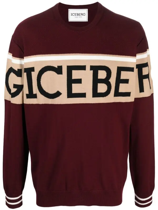 Iceberg Logo Intarsia-knit Jumper
