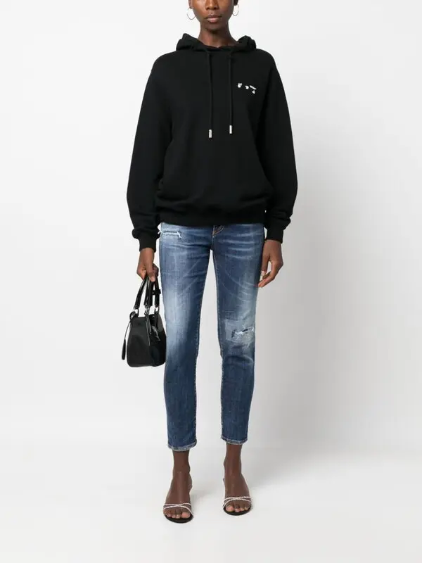 Dsquared2 Distressed Cropped Jeans