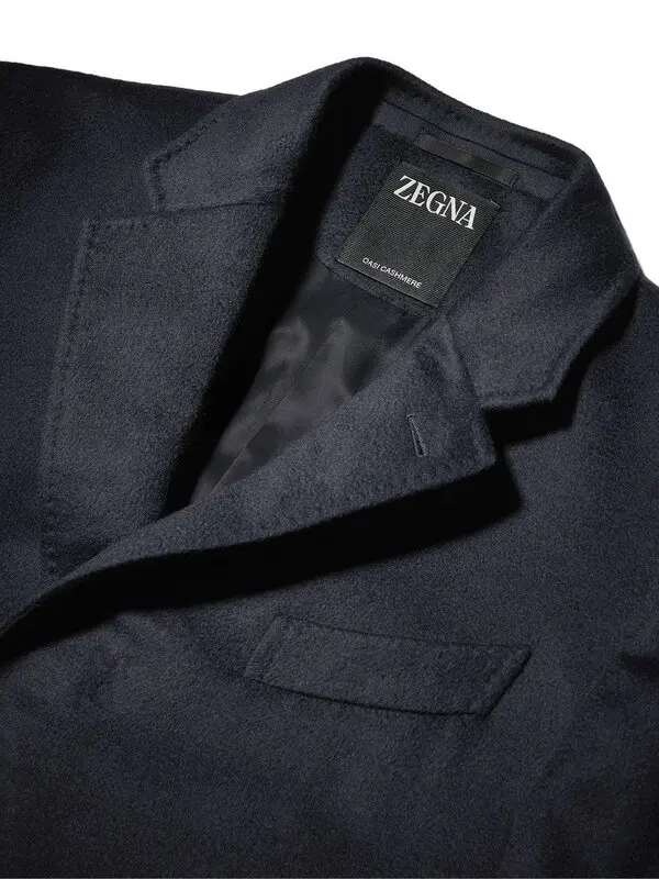 Zegna Oasi Single-breasted Cashmere Coat