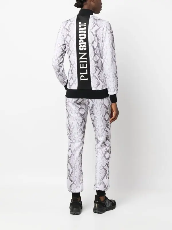 PLEIN SPORT Piton-print Tracksuit Set