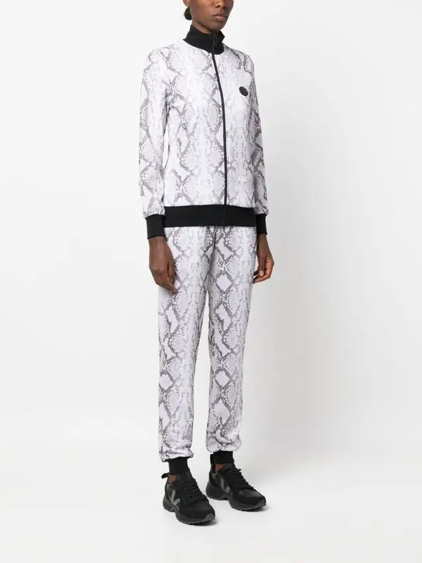 PLEIN SPORT Piton-print Tracksuit Set