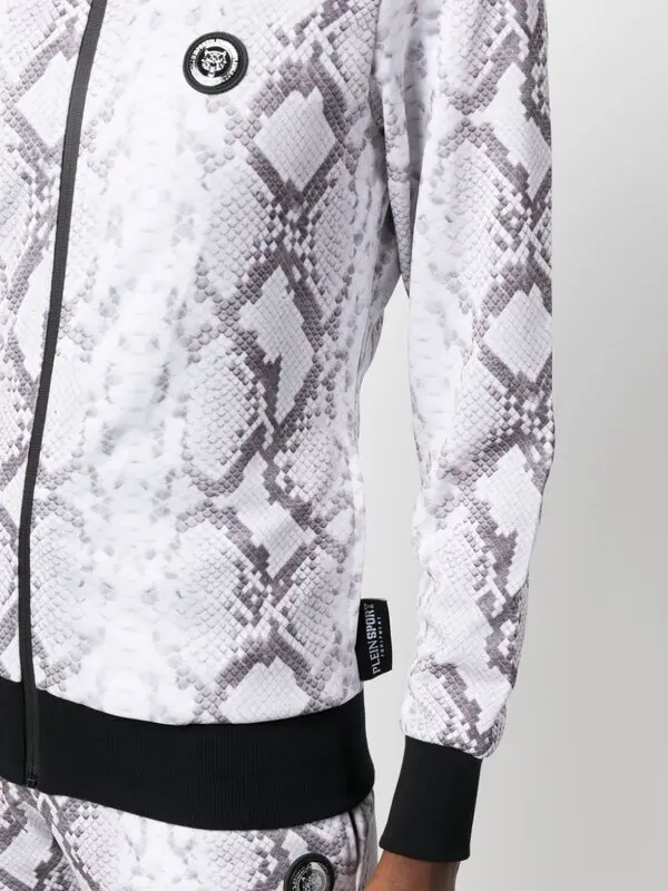 PLEIN SPORT Piton-print Tracksuit Set