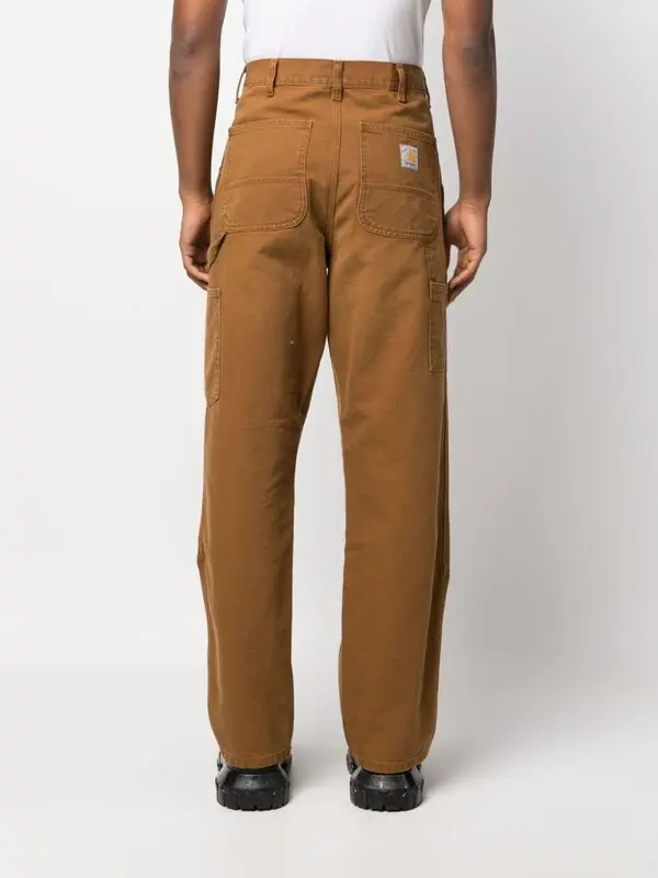 Carhartt Work In Progress Double Knee Straight-leg Trousers - Brown