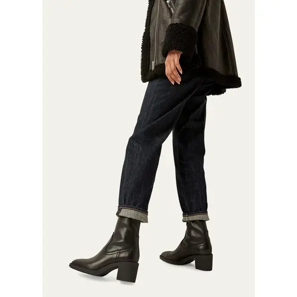 La Canadienne Parks Leather Western Mid Boots