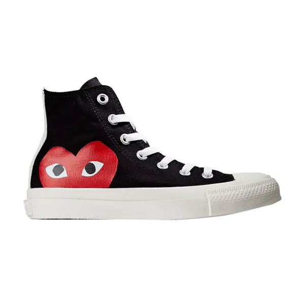 CONVERSE Comme Des Garçons Play X Chuck Taylor All Star High Sneakers - Black