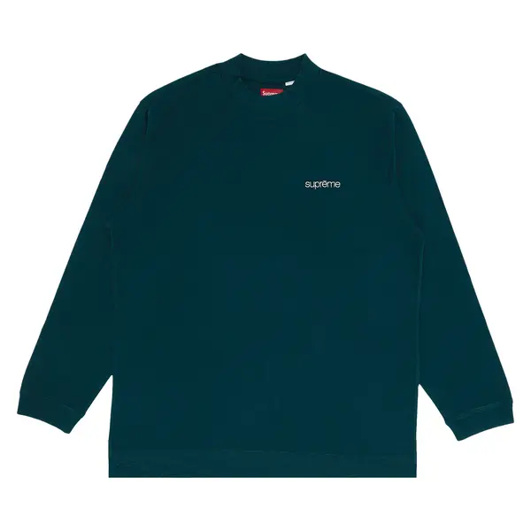 Supreme Mock Neck Long-sleeve Top - Green
