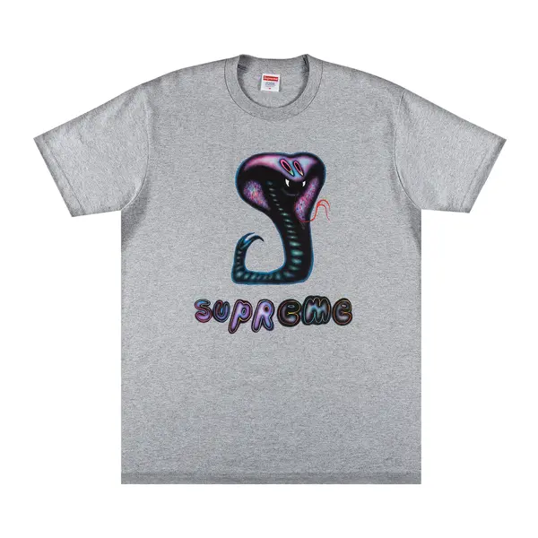 Supreme Snake Tee 'heather - Grey