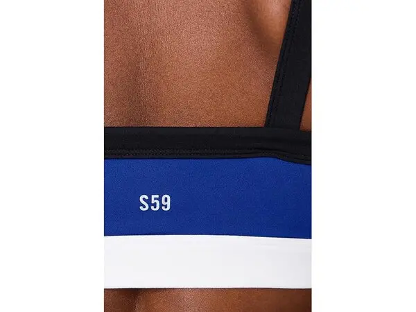 Splits59 Monah Rigor Medium Support Bra Clothing /white - Blue