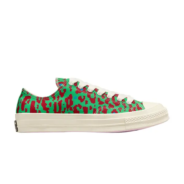CONVERSE Golf Le Fleur X Chuck 70 Low 'digital Leopard Pack - Green