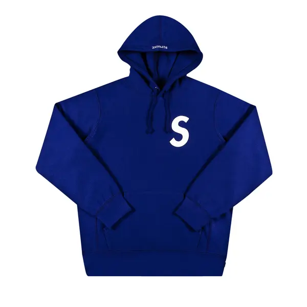 Supreme S Logo Hooded Sweatshirt - Blue