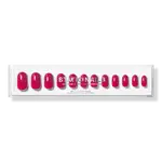 STATIC NAILS High End Red Round Reusable Pop-on Manicures