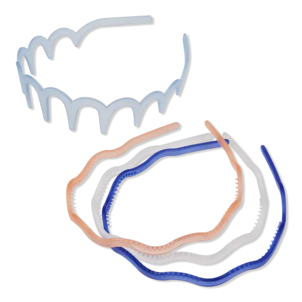 SCUNCI Play Jelly Headbands 4-pack - One-color