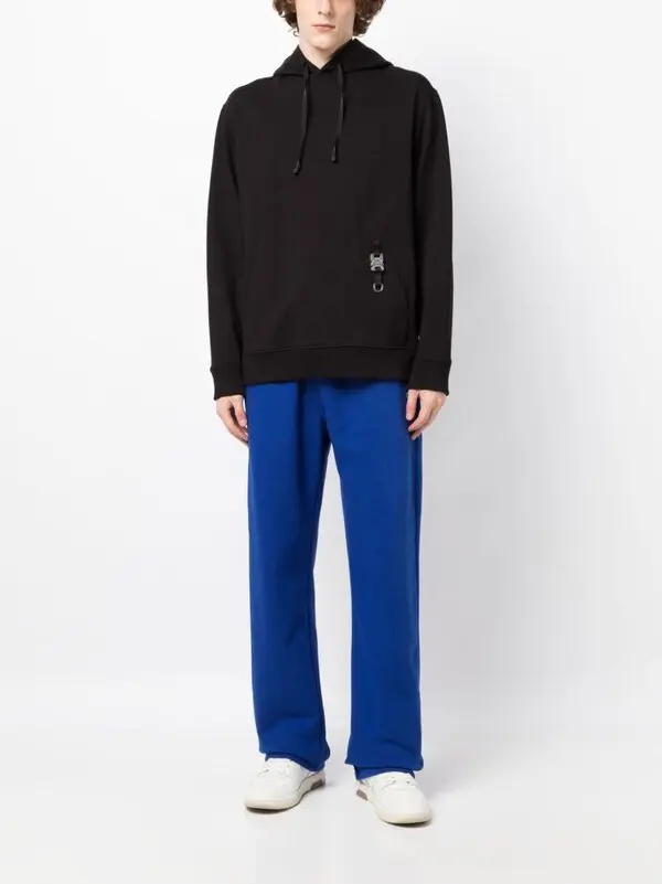 Off-White Diag-stripe Embroidered Track Pants - Cobalt Blue