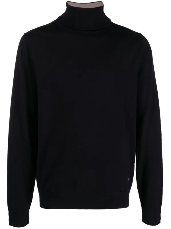 Paul Smith Roll Neck Merino Wool Jumper