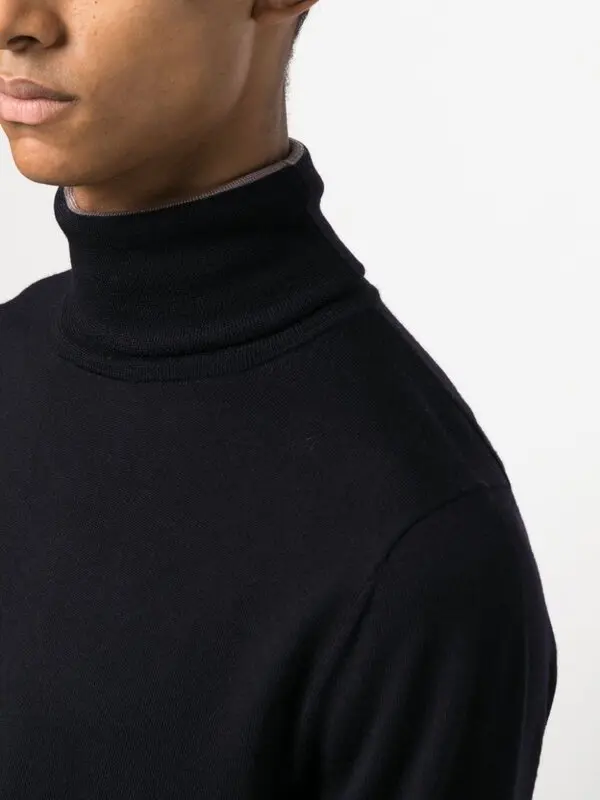 Paul Smith Roll Neck Merino Wool Jumper