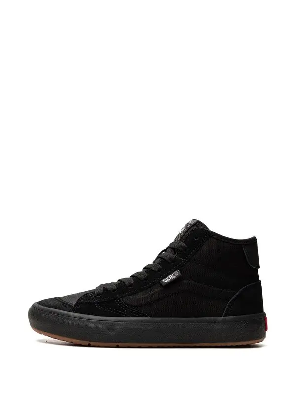 VANS The Lizzie Organic-cotton Sneakers - Black