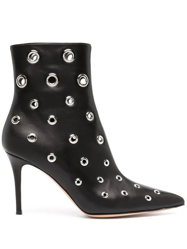 GIANVITO ROSSI 150mm Eyelet-embellished Ankle Boots