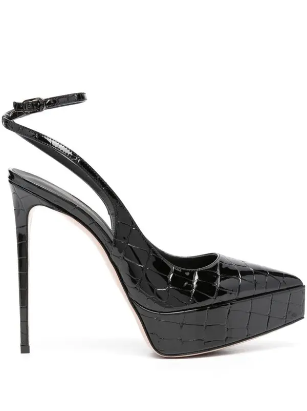 LE SILLA Uma 140mm Slingback Pumps - Black