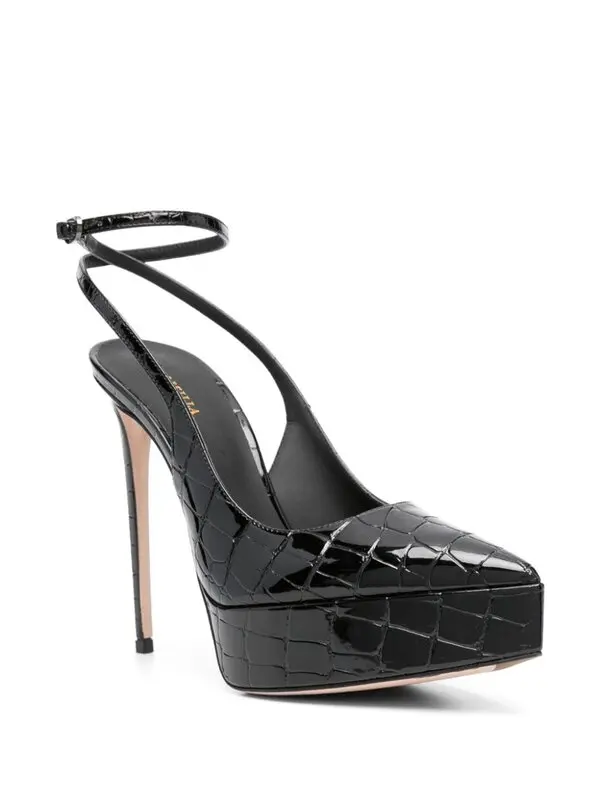 LE SILLA Uma 140mm Slingback Pumps - Black