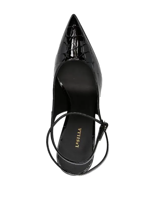 LE SILLA Uma 140mm Slingback Pumps - Black