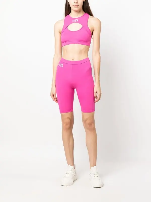 Dsquared2 Icon Cut-out Sports Bra