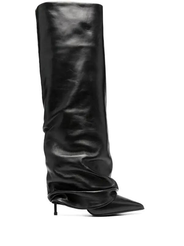 LE SILLA 120mm Pointed-toe Boots - Black
