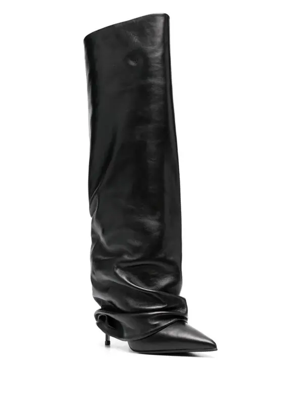 LE SILLA 120mm Pointed-toe Boots - Black