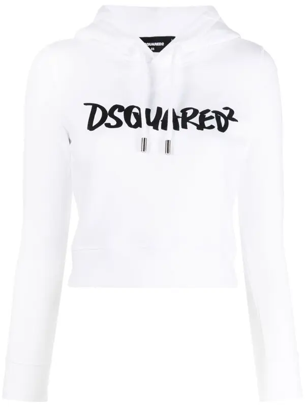 Dsquared2 Logo-print Long-sleeve Hoodie