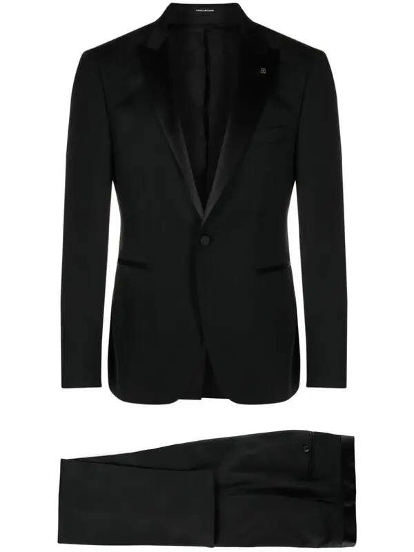 Tagliatore Single-breasted Three-piece Suit - Black