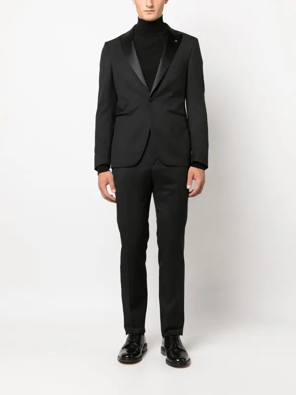 Tagliatore Single-breasted Three-piece Suit - Black