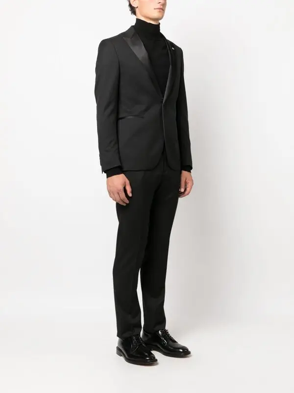 Tagliatore Single-breasted Three-piece Suit - Black