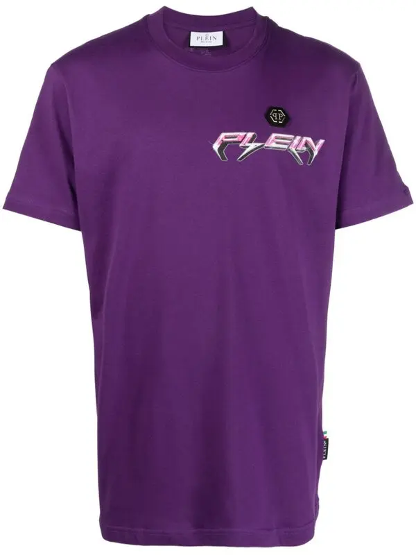 Philipp Plein Chrome Logo-print T-shirt