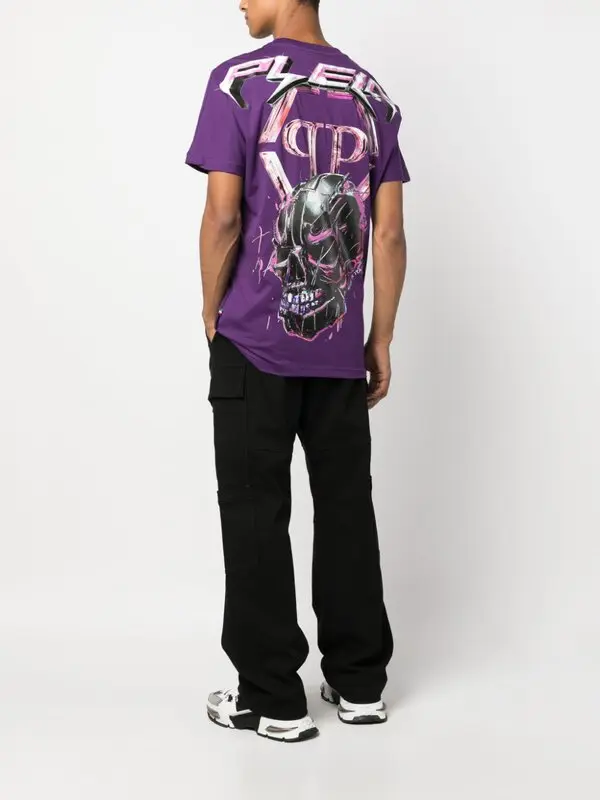 Philipp Plein Chrome Logo-print T-shirt