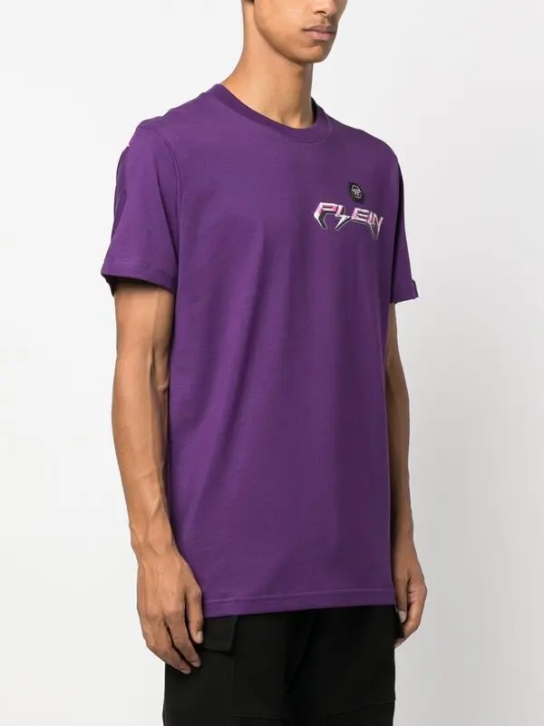 Philipp Plein Chrome Logo-print T-shirt