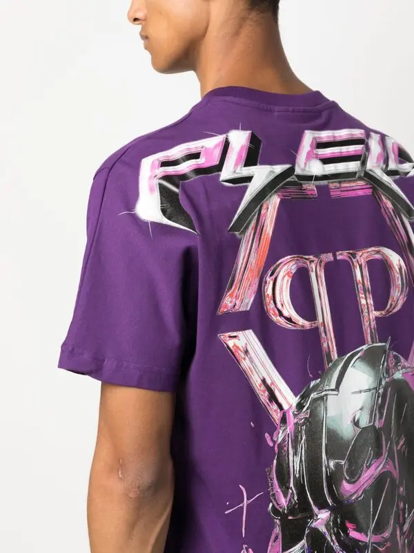 Philipp Plein Chrome Logo-print T-shirt