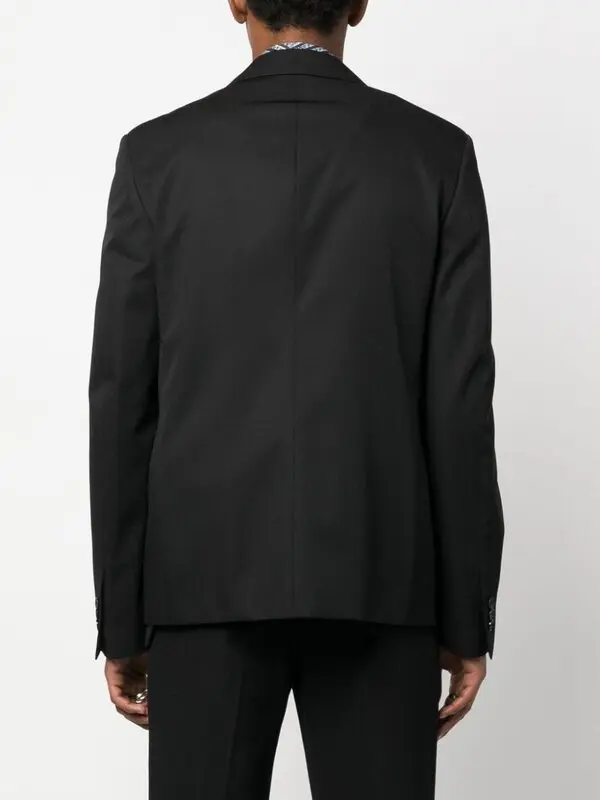 Off-White Single-breasted Wool Blazer