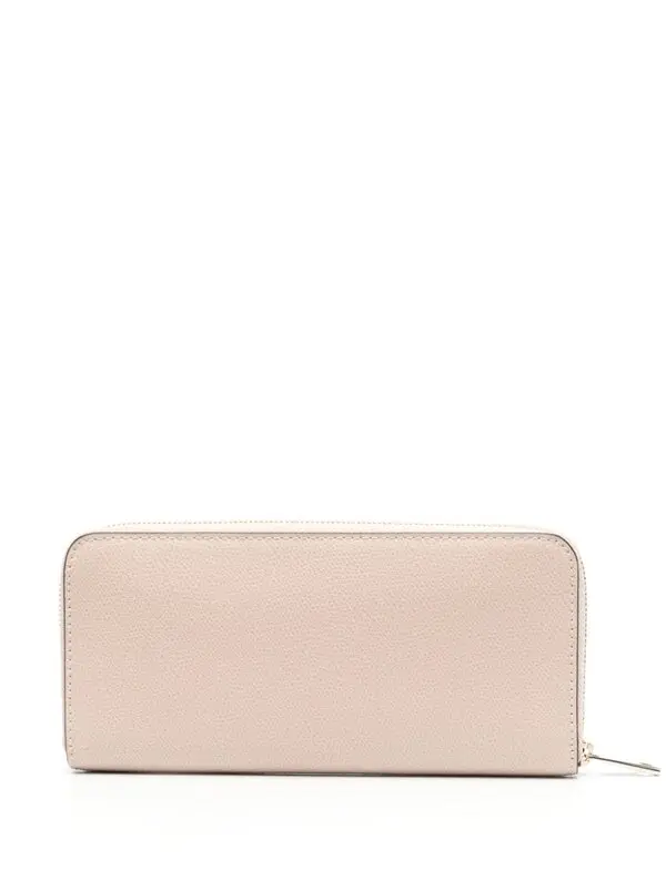 Furla Logo-lettering Leather Wallet - Pink