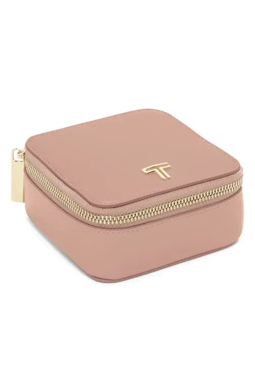 Tumi Leather Jewelry Case - Blush