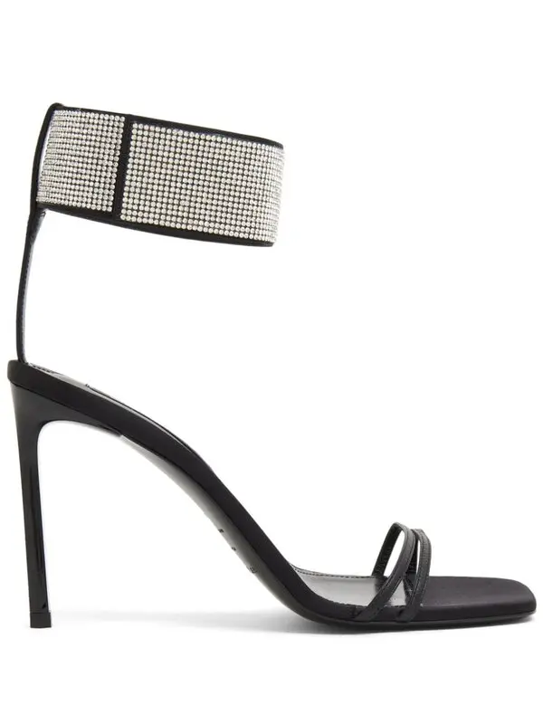 SERGIO ROSSI Sr Paris Rhinestone-embellished Sandals