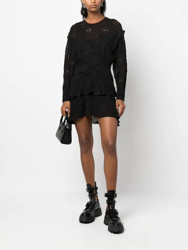 IRO PARIS Levoca Guipure-lace A-line Dress
